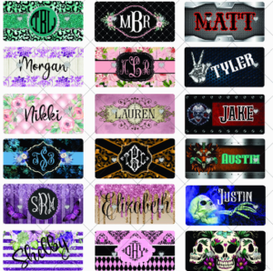 License Plate Bundle – 18 Designs – Imaginations Unlimited