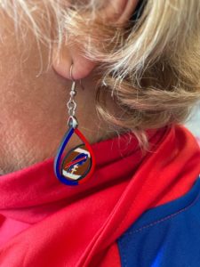 40 Teardrop Football Earring Designs, Team Colors, PNG Sublimation ...