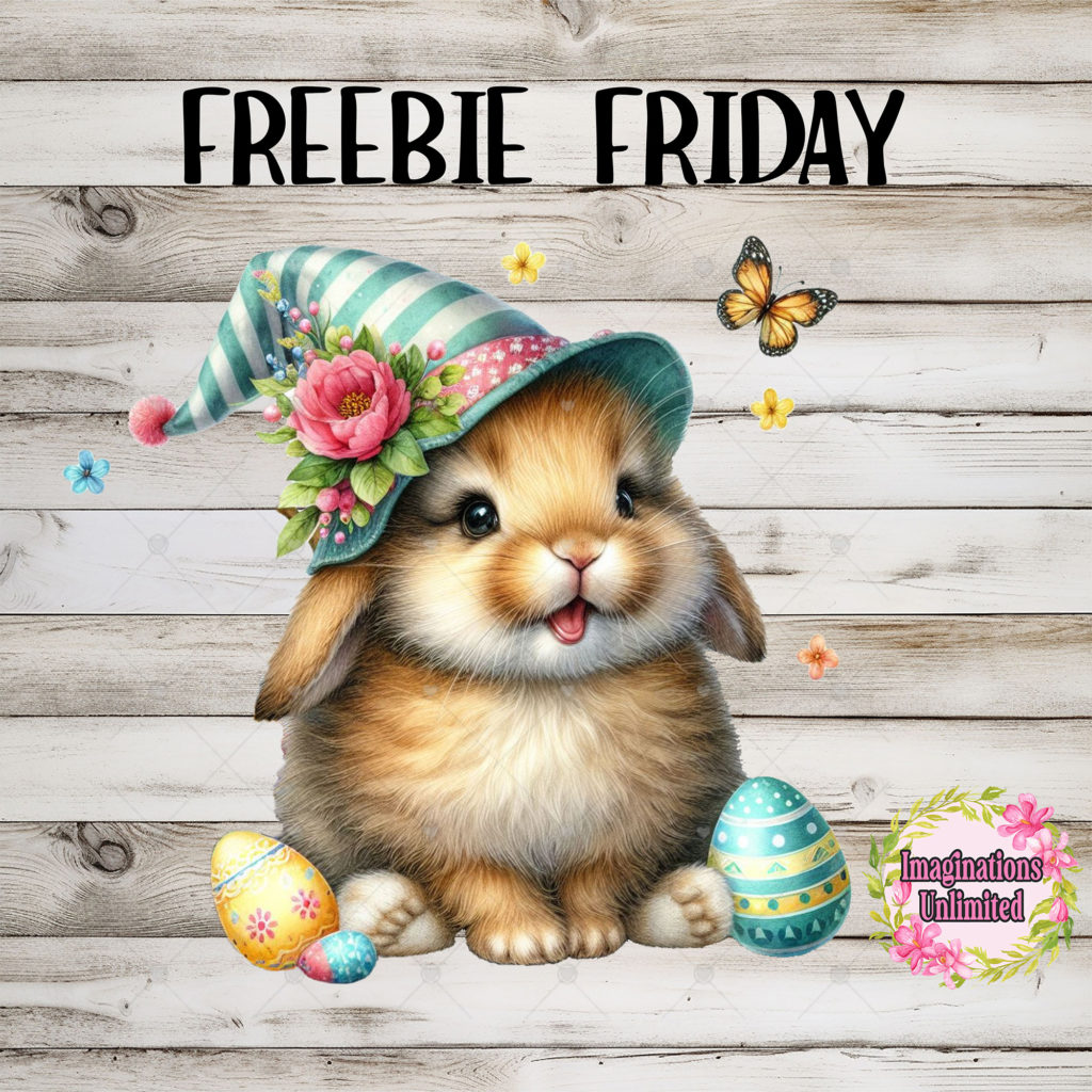 Easter Bunny, PNG Sublimation Design File, Digital Download, FREEBIE ...