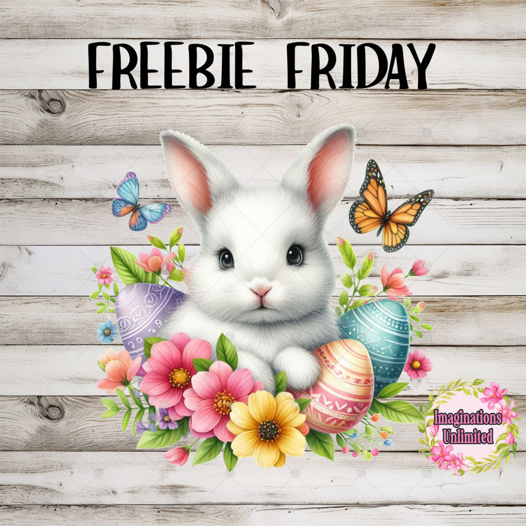 Easter Bunny PNG Sublimation Design File, Digital Download, FREEBIE ...